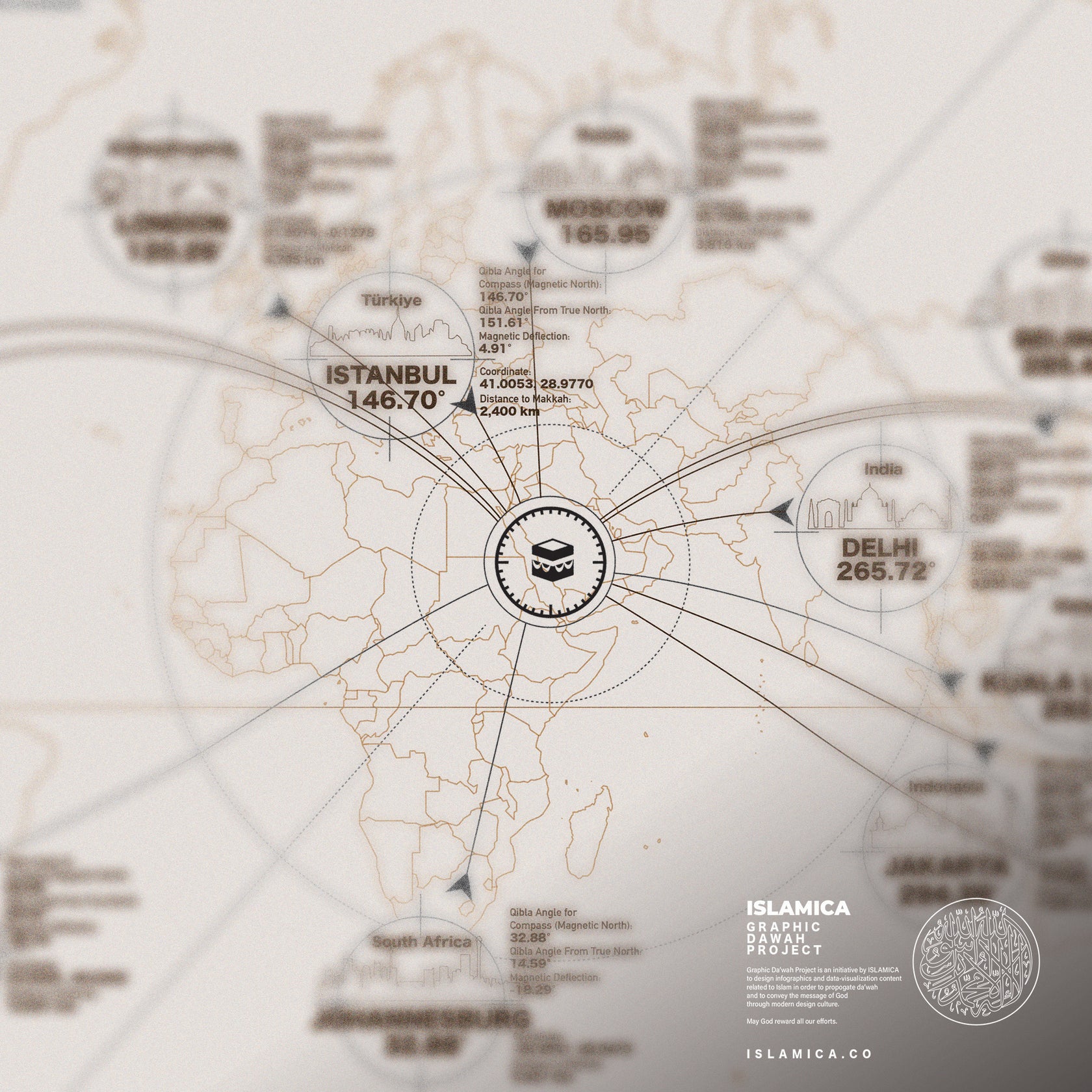 [Digital Download] The Qibla Of The World’s Major Cities – ISLAMICA